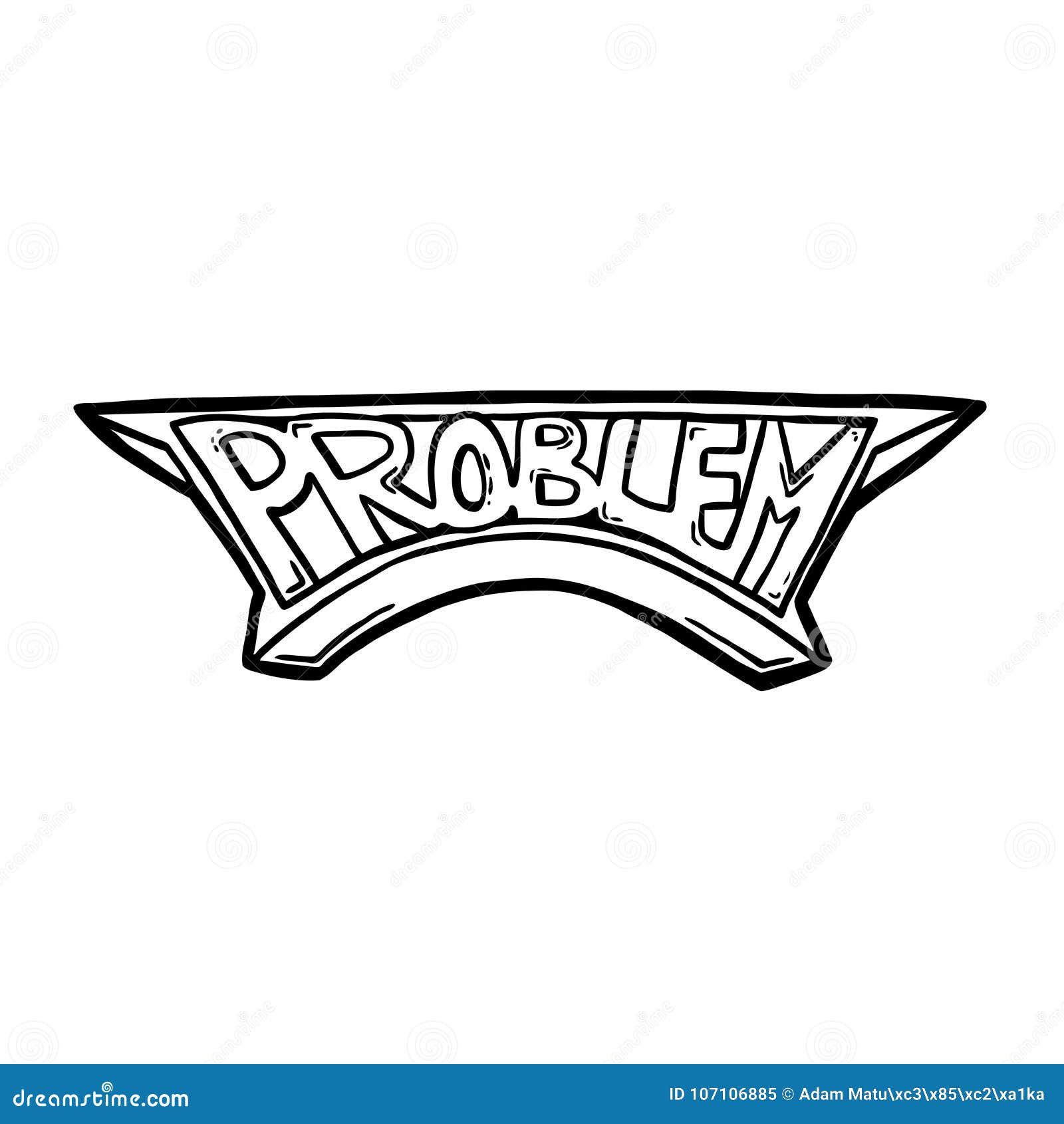 Text of Problem stock illustration. Illustration of calligraphic ...