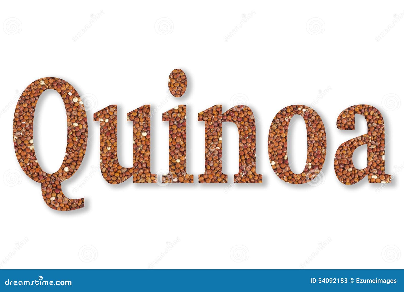Text Quinoa stock illustration. Illustration of grain - 54092183