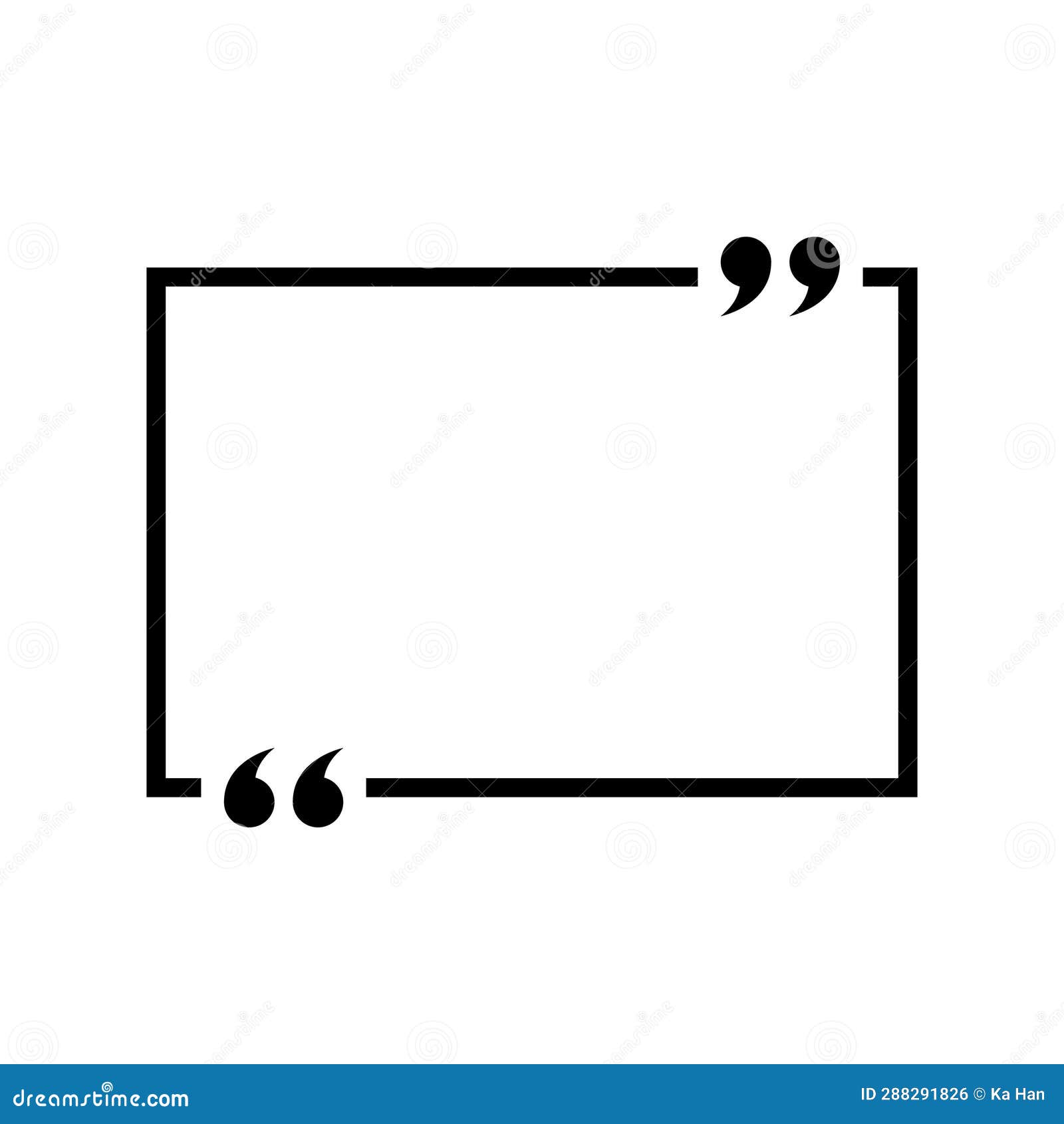 Quotes Frame Vector Illustration | CartoonDealer.com #102203656