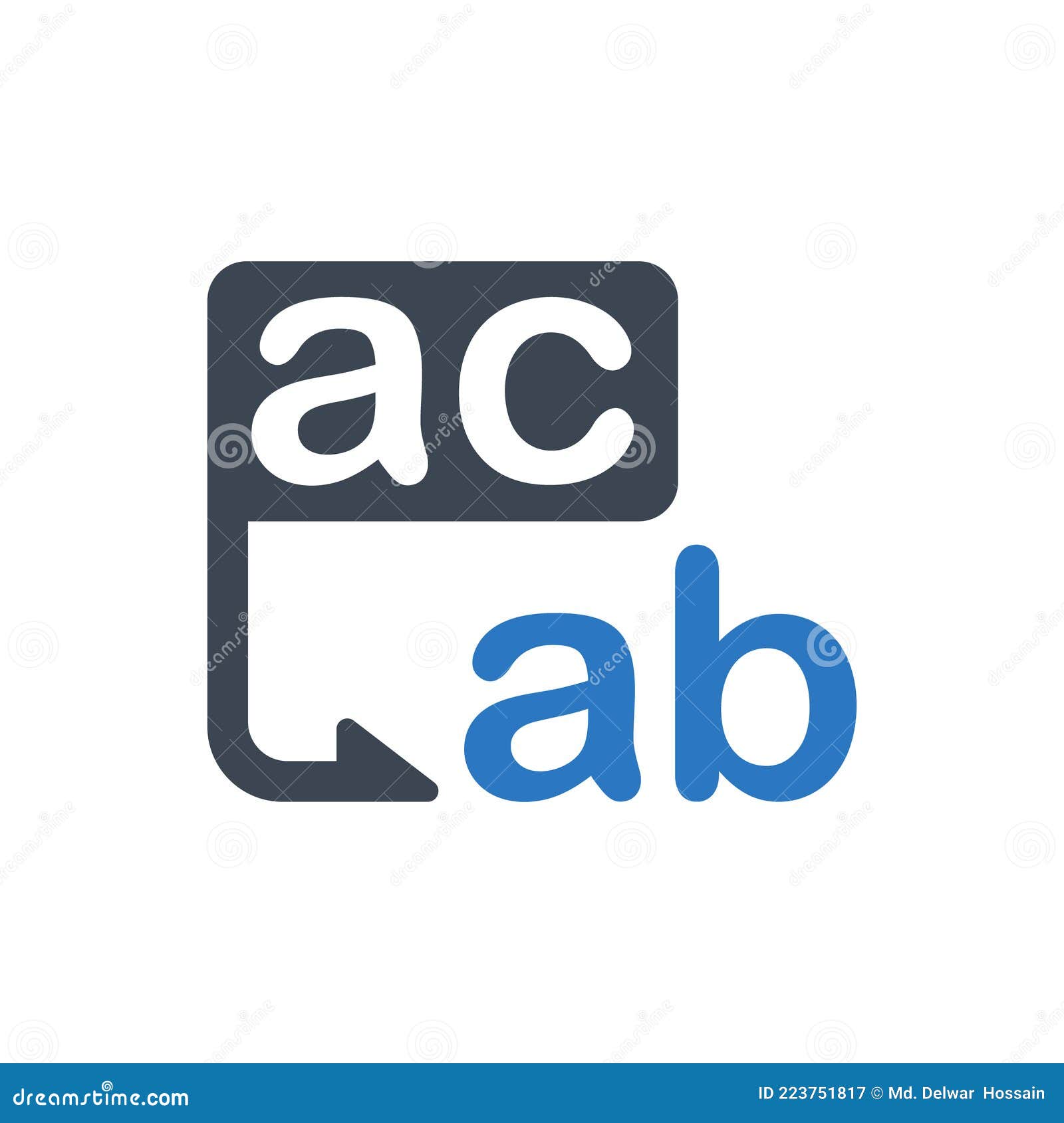 Text replace icon stock vector. Illustration of text - 223751817