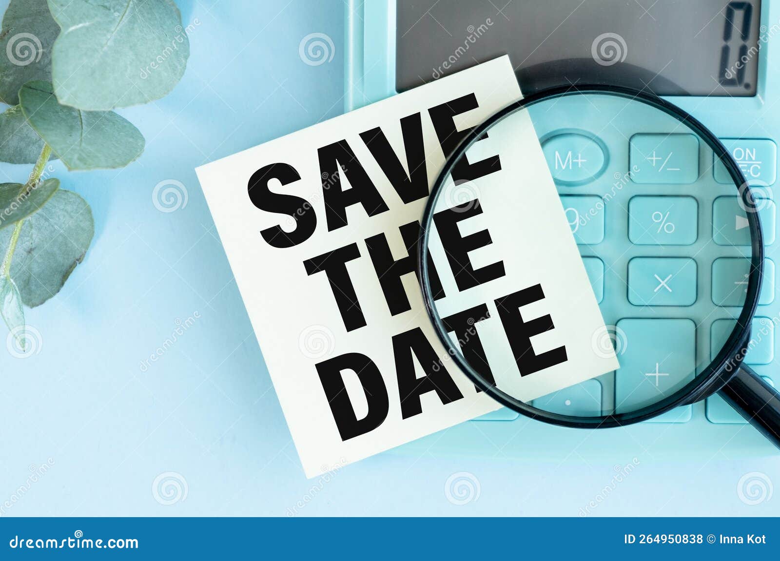 Text Save the Date on White Paper on the Laptop Computer, Business ...