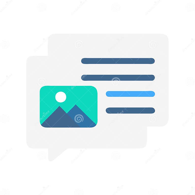Text Sender Icon for Communication Applications Stock Illustration ...