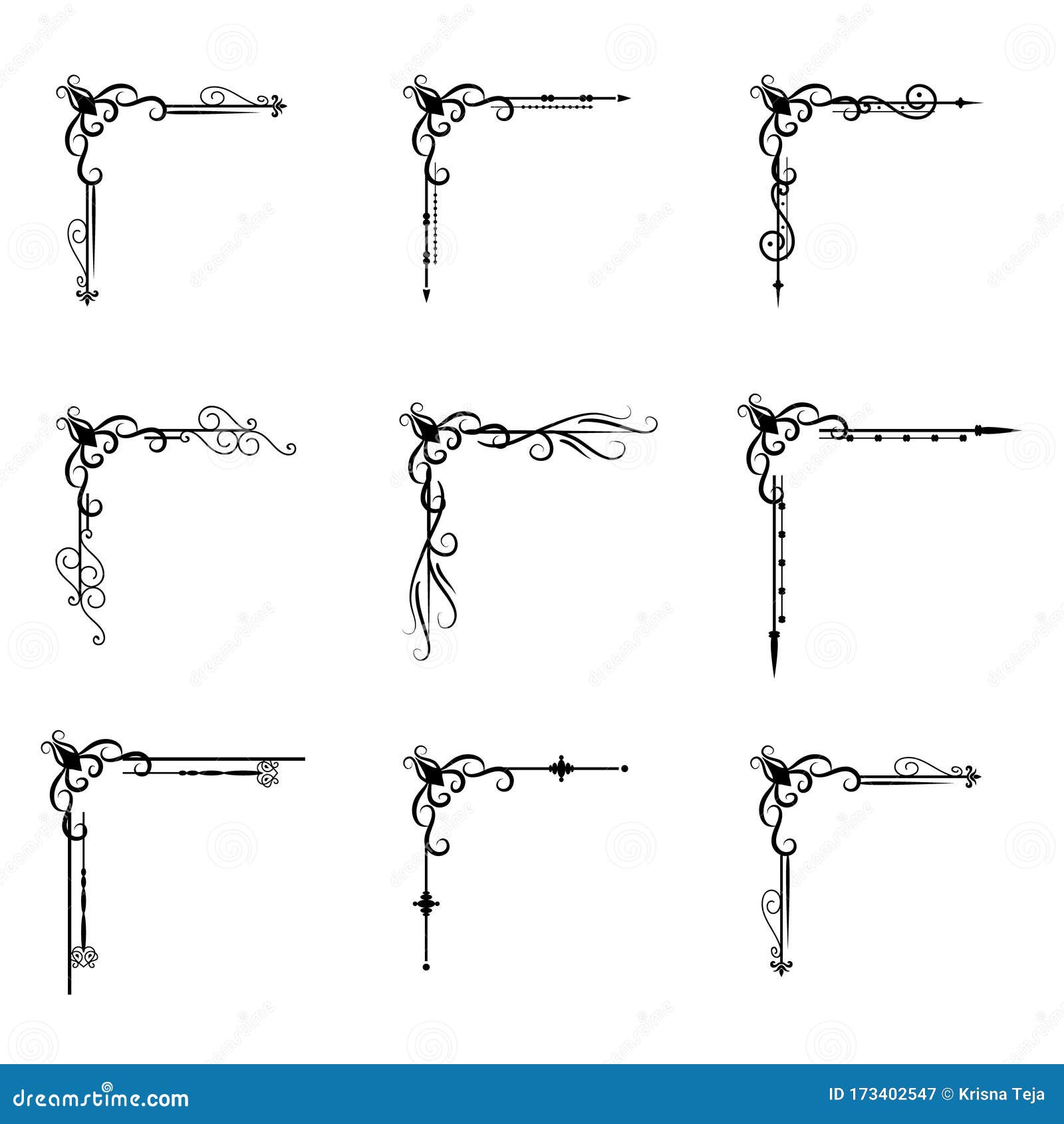 Text Separator Decoratice Divider Book Typography Ornament Design ...