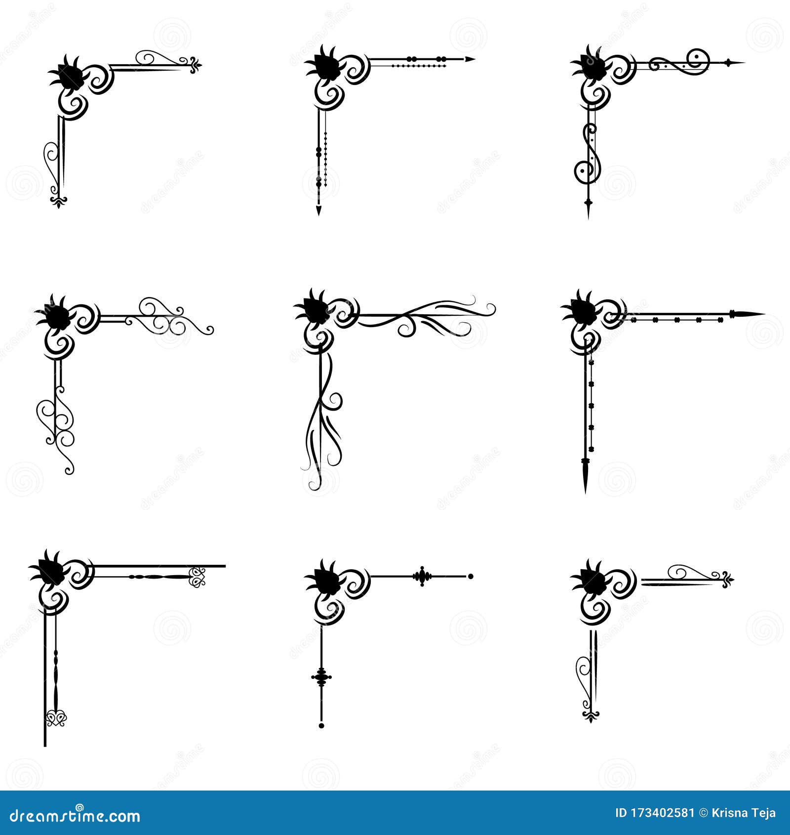 Text Separator Decoratice Divider Book Typography Ornament Design ...