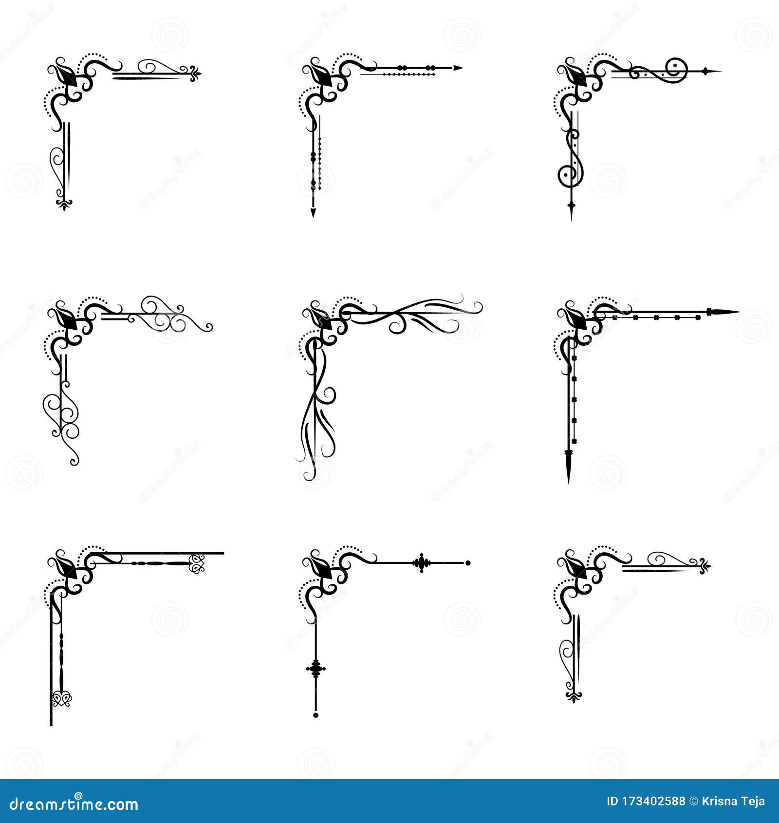 Text Separator Decoratice Divider Book Typography Ornament Design ...