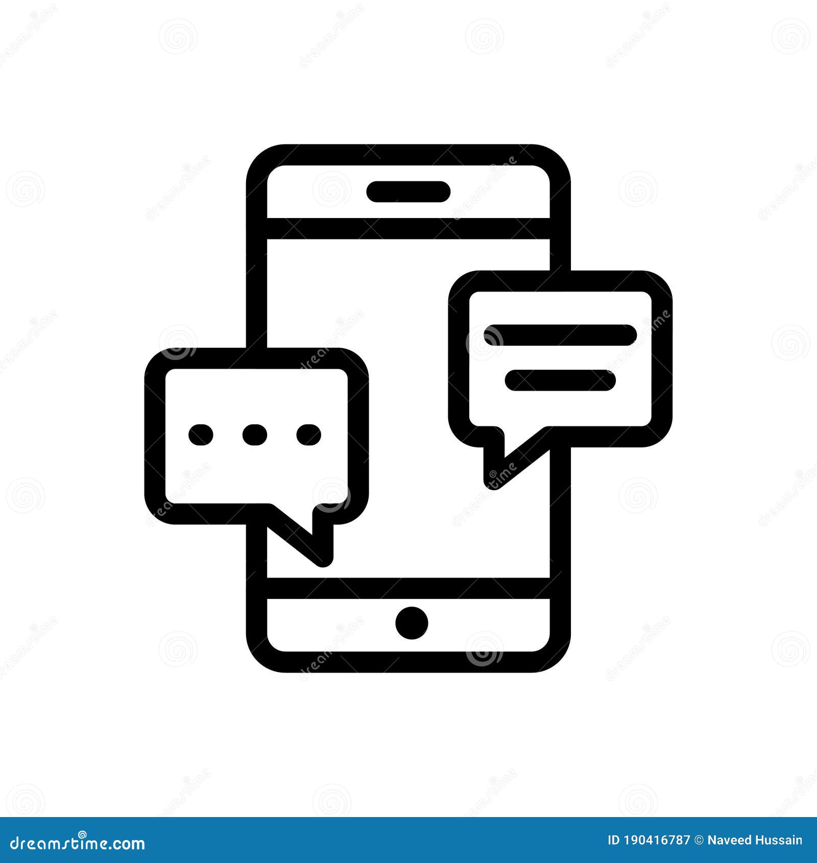 Text Setting Thin Line Icon Stock Vector - Illustration of send ...