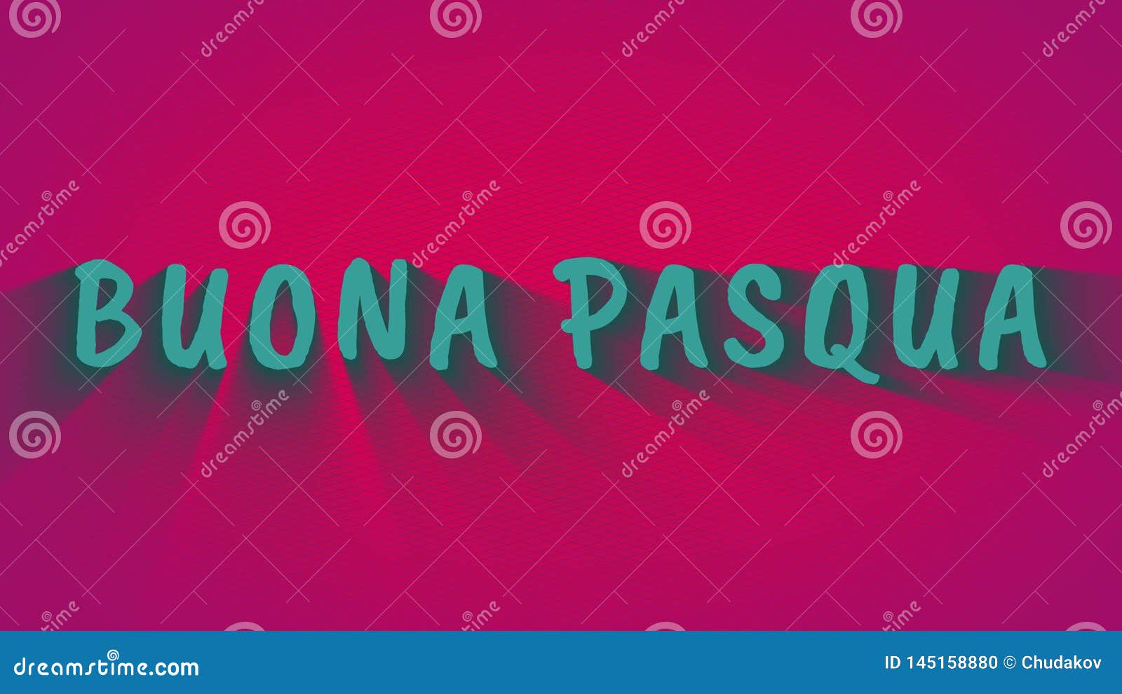 Buona Pasqua- Happy Easter In Italian, Hand Drawn Lettering Calligraphy ...
