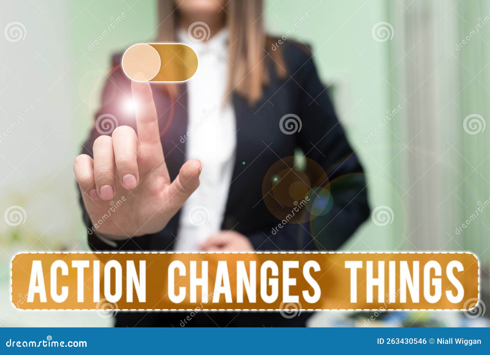 Text Showing Inspiration Action Changes Things. Internet Concept Doing ...