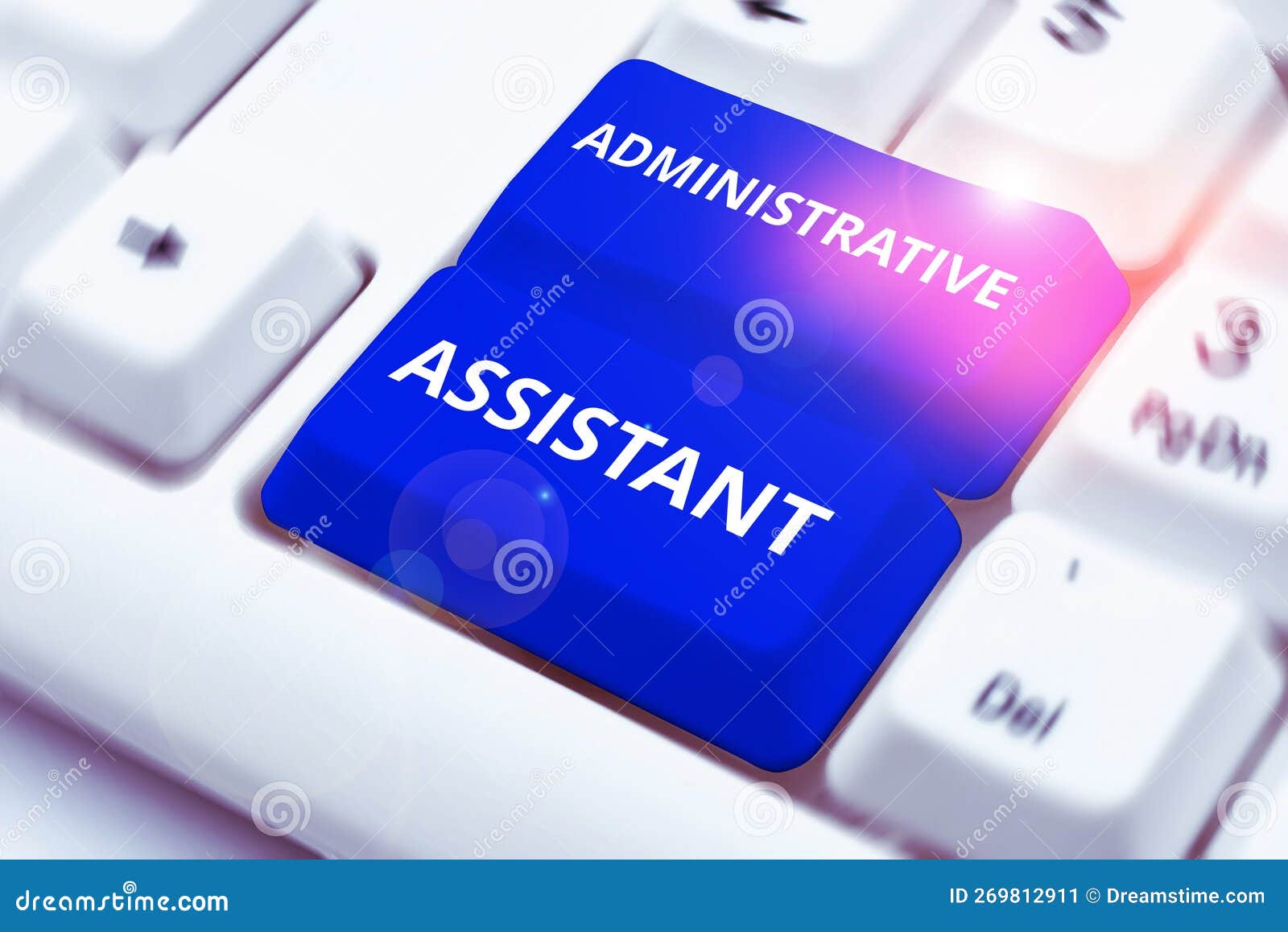 Text Showing Inspiration Administrative Assistant. Internet Concept ...