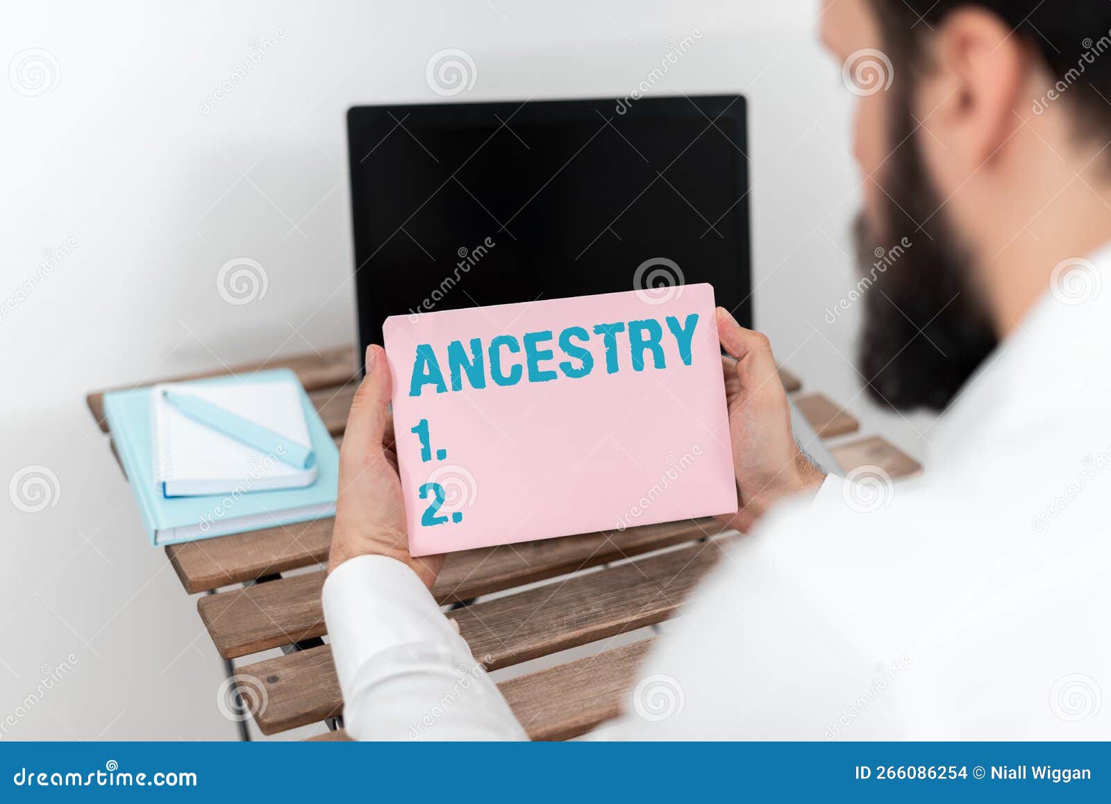Conceptual Display Ancestry. Business Showcase the History or ...