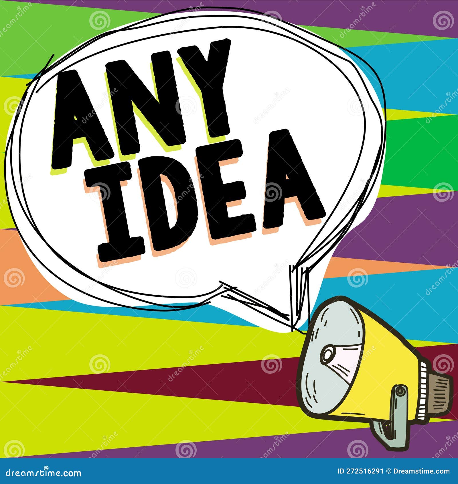 Text Showing Inspiration Any Idea. Business Idea Asking People If they ...