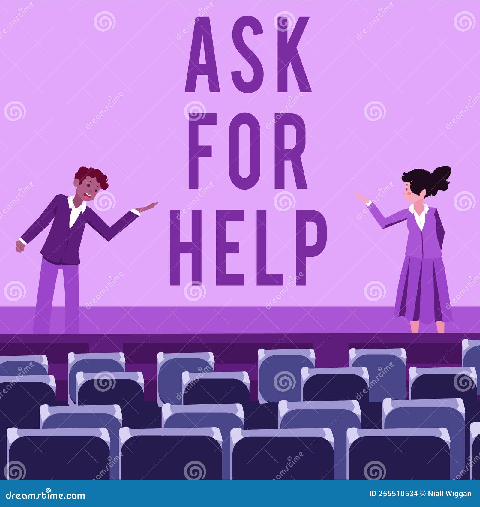 Text Showing Inspiration Ask for Help. Internet Concept Request To ...