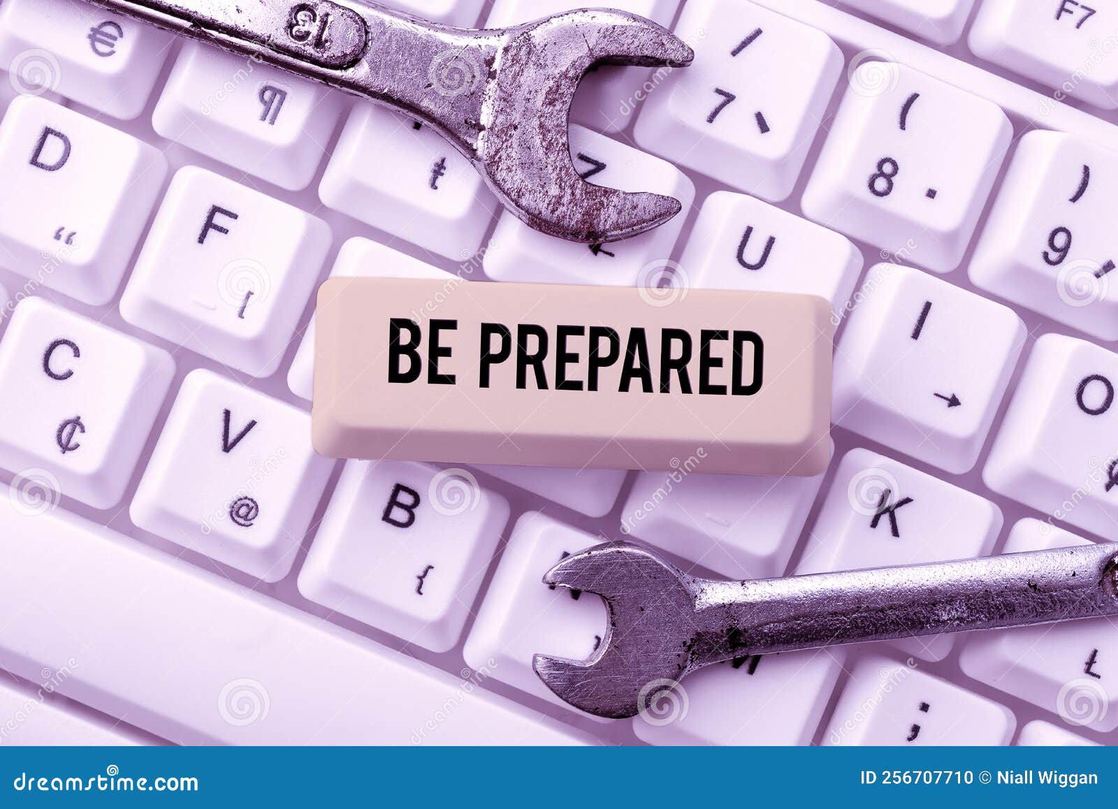 Sign Displaying Be Prepared. Word for Make Something Ready for Use or ...