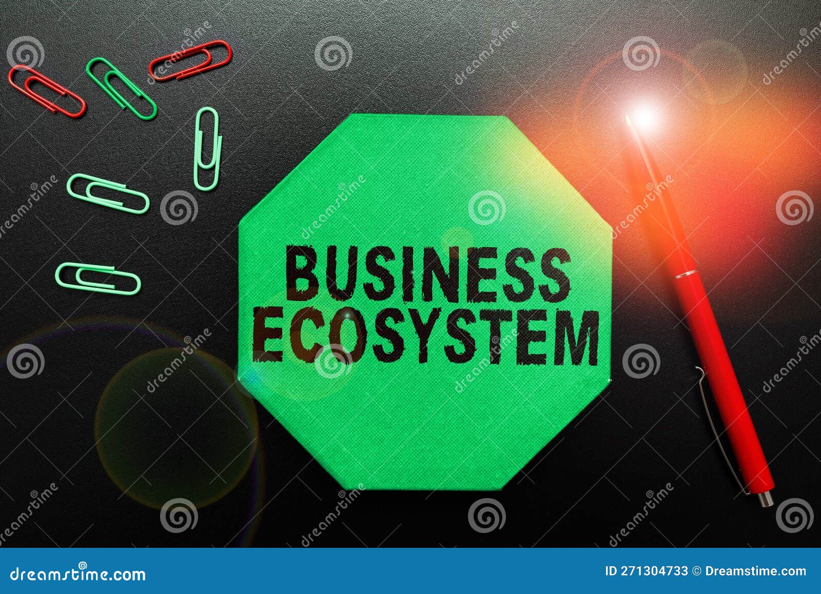 Handwriting Text Business Ecosystem. Business Approach Develop and ...