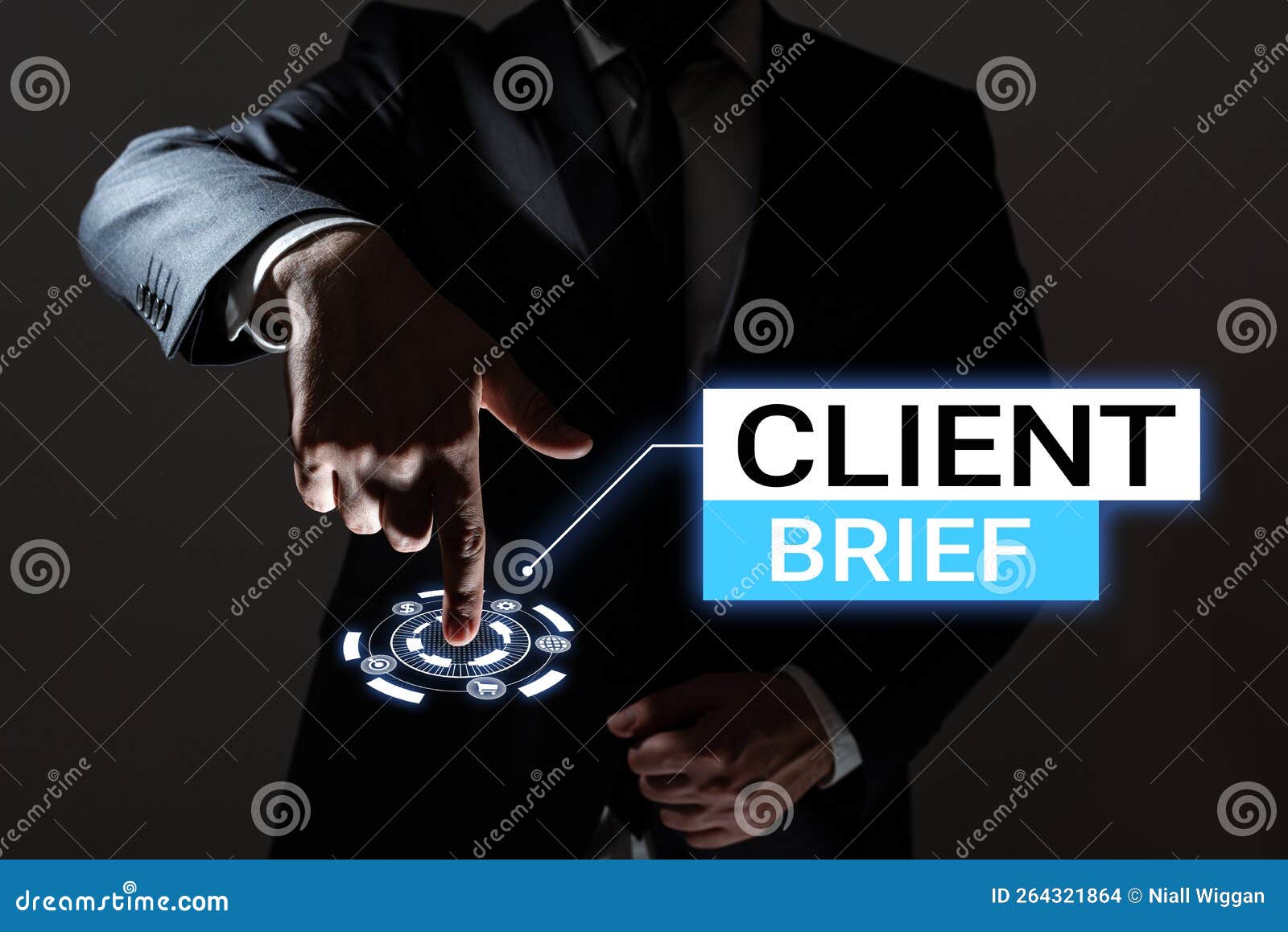 Text Showing Inspiration Client Brief. Concept Meaning a Documents ...