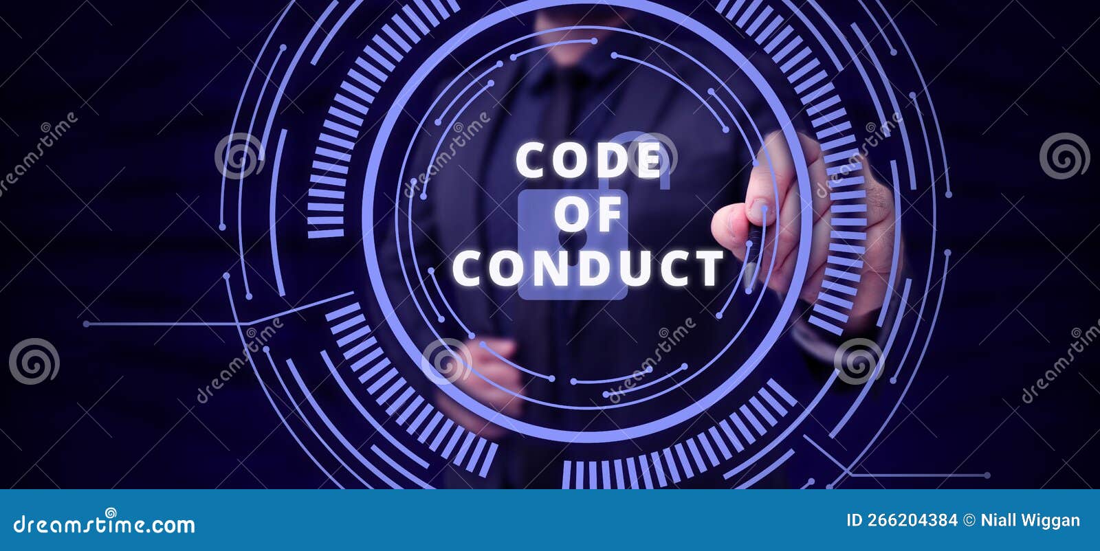 Sign Displaying Code of Conduct. Business Idea Ethics Rules Moral Codes ...