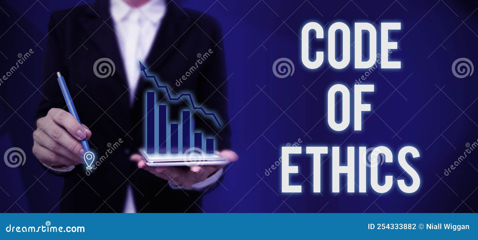 Handwriting Text Code of Ethics. Conceptual Photo Moral Rules Ethical ...