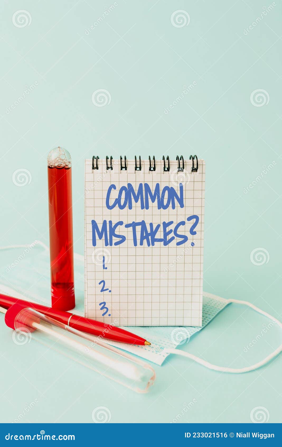 Text Showing Inspiration Common Mistakes Question. Word for Repeat Act ...