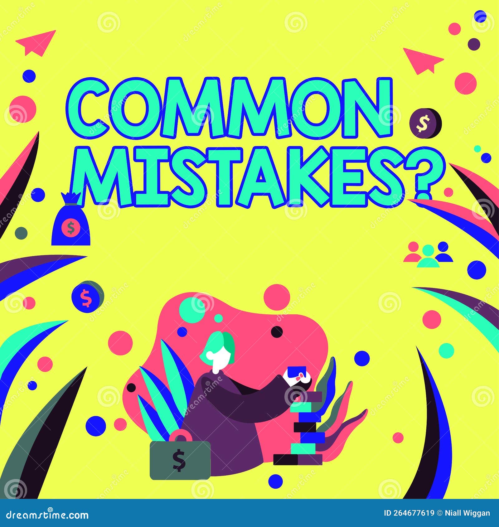 Text Showing Inspiration Common Mistakes. Word for Repeat Act or ...