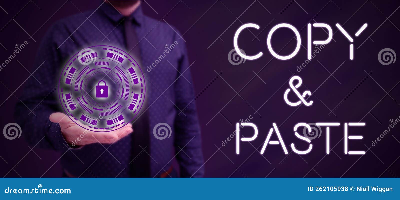 Text Caption Presenting Copy Paste. Business Showcase an Imitation ...