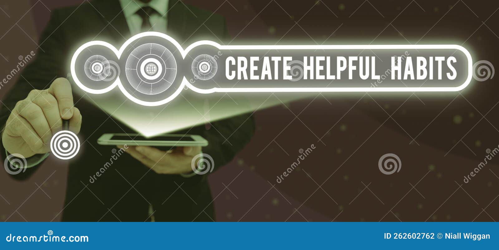 Text Showing Inspiration Create Helpful Habits. Business Overview ...