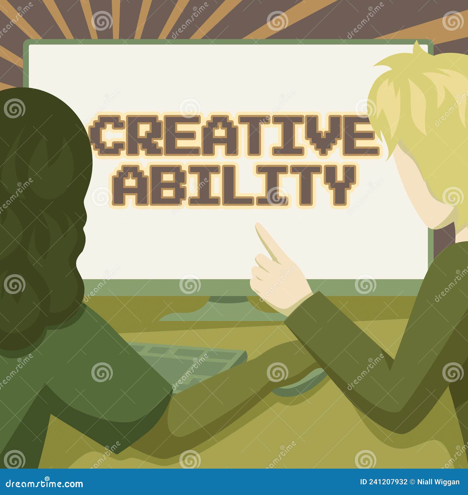 Text Showing Inspiration Creative Ability. Business Approach Able To ...