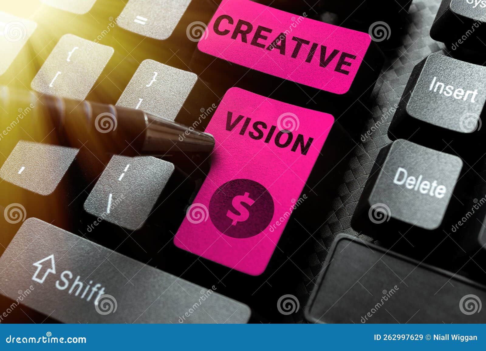Text Showing Inspiration Creative Vision. Business Idea Process of ...