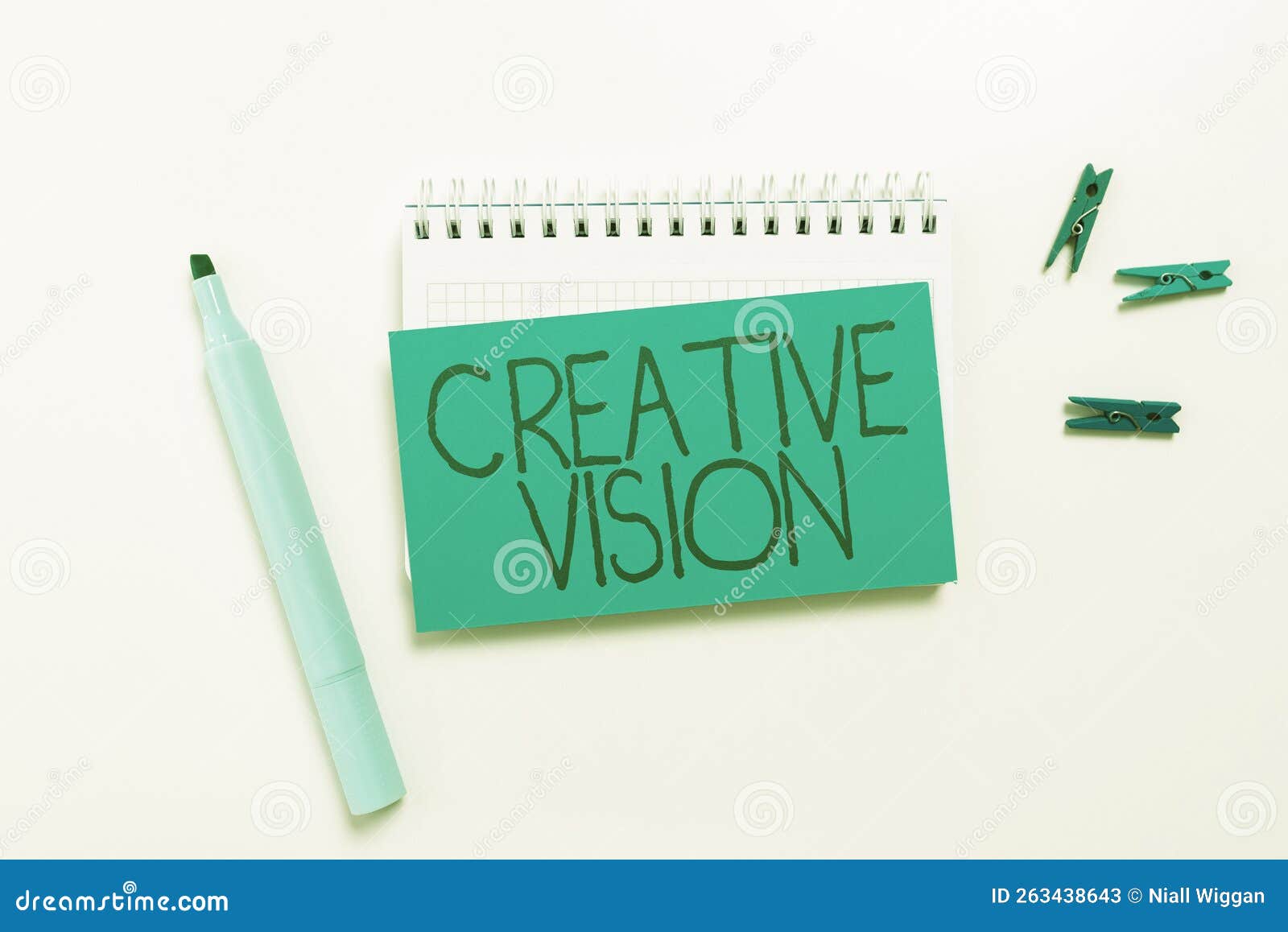 Text Showing Inspiration Creative Vision. Word for Process of ...