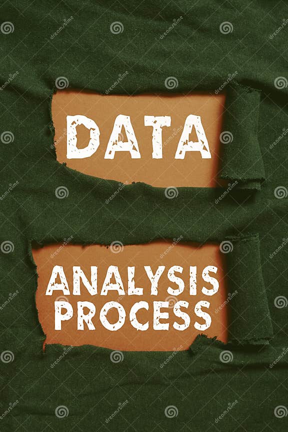Text Showing Inspiration Data Analysis Process. Business Approach the ...