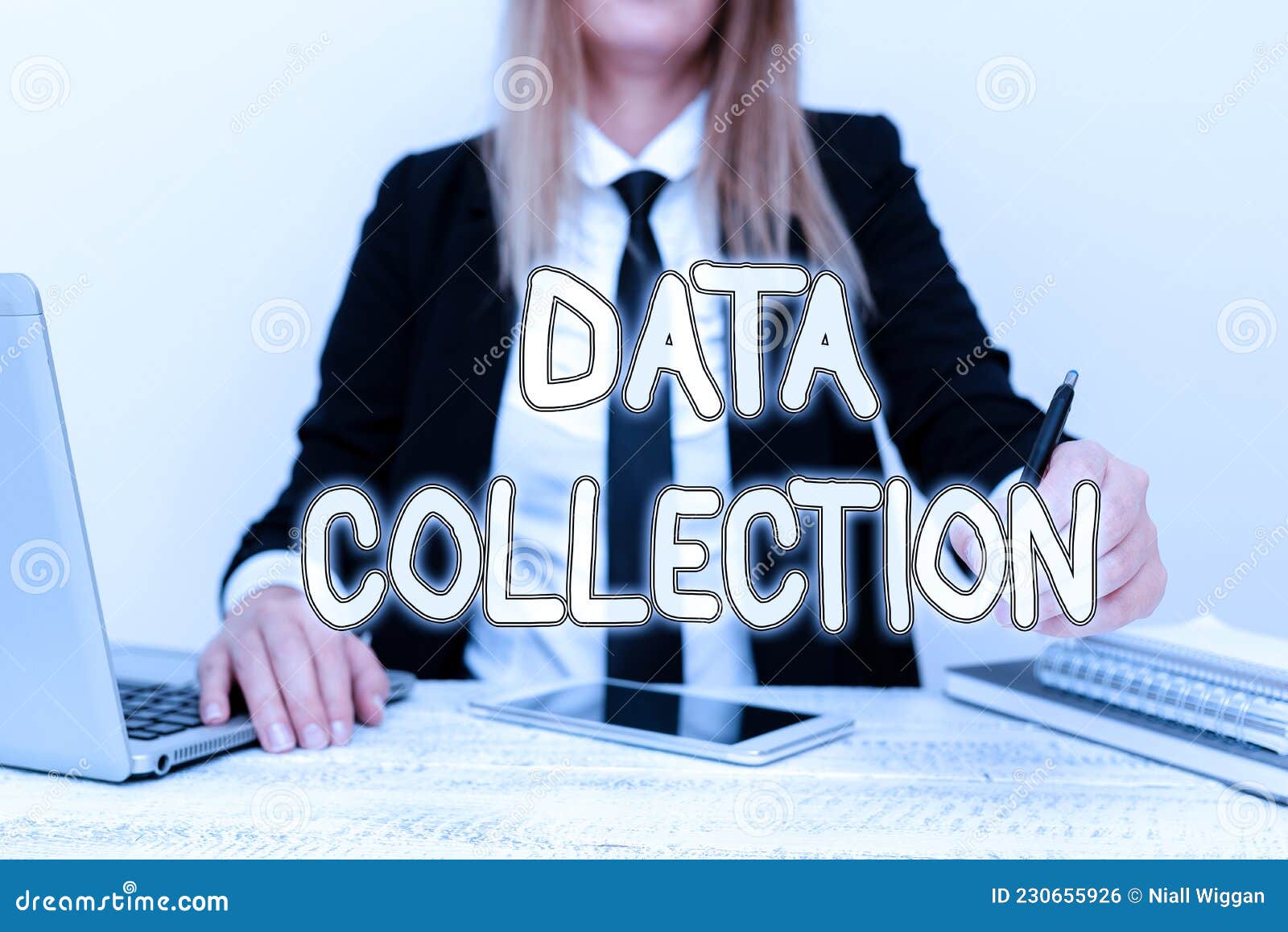 Text Showing Inspiration Data Collection. Word Written on Gathering and ...