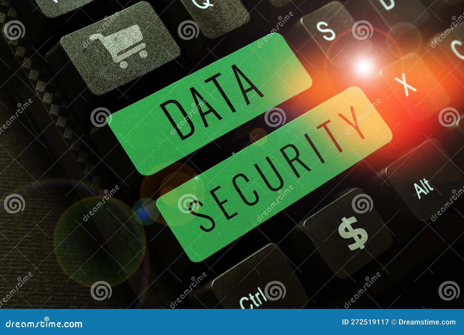 Text Showing Inspiration Data Security. Business Concept ...