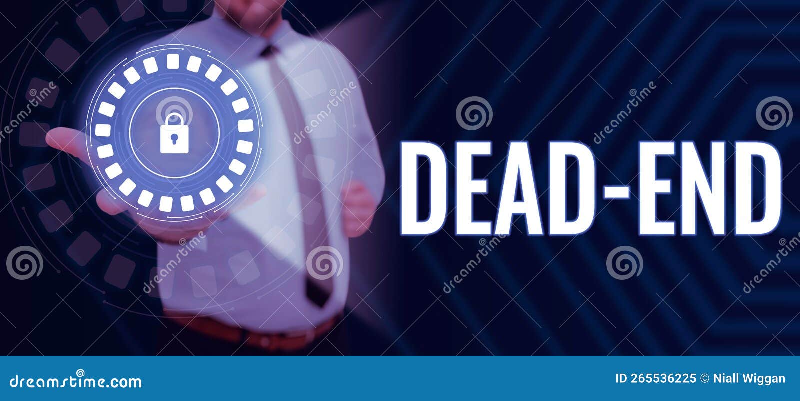 Text Showing Inspiration Dead End. Concept Meaning Reaching Limit of ...