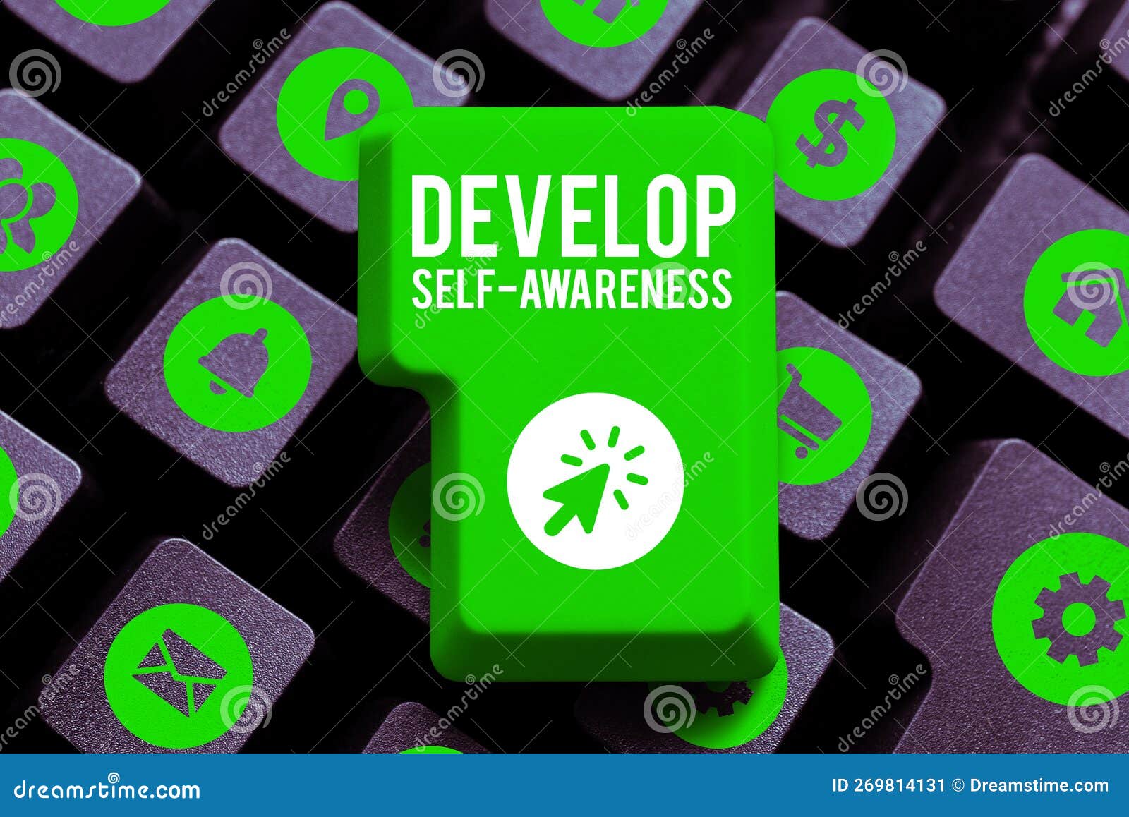 Text Showing Inspiration Develop Self Awareness. Business Concept ...