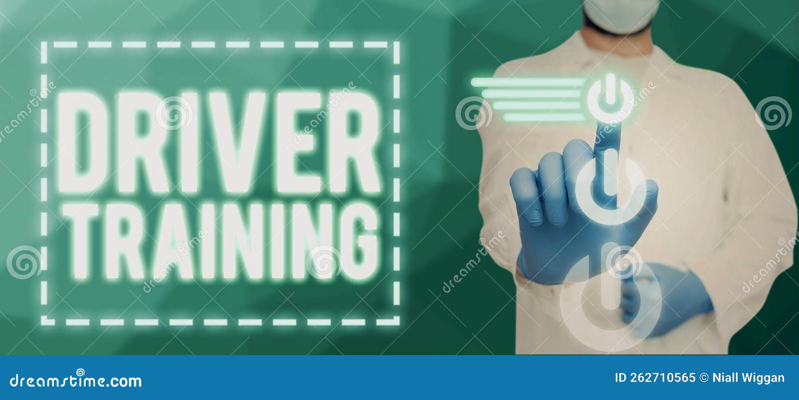 Text Showing Inspiration Driver Training. Concept Meaning Course of ...