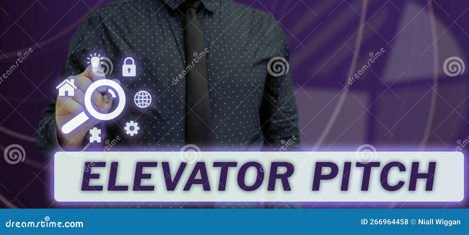 Text Showing Inspiration Elevator Pitch. Business Idea a Persuasive ...