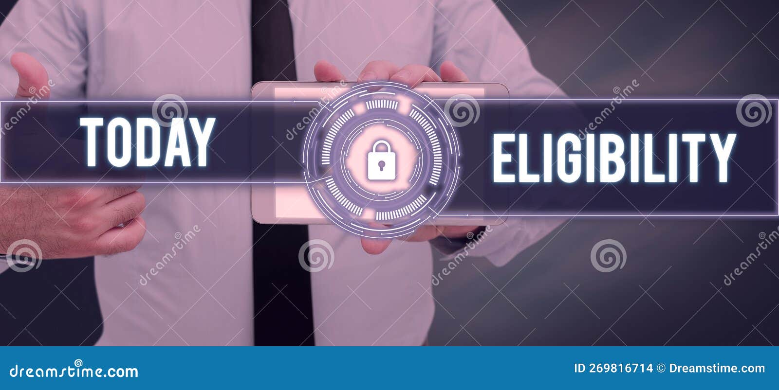 Text Showing Inspiration Eligibility. Word for State of Having the ...