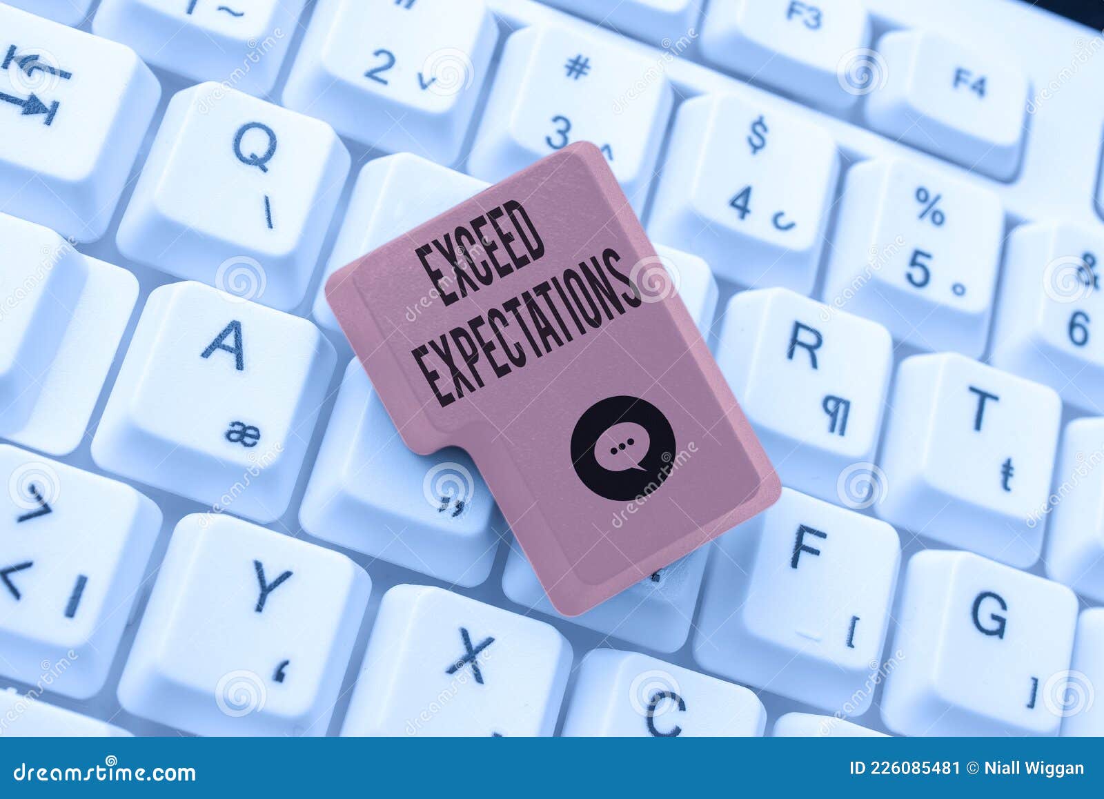 Text Showing Inspiration Exceed Expectations. Concept Meaning Able To ...