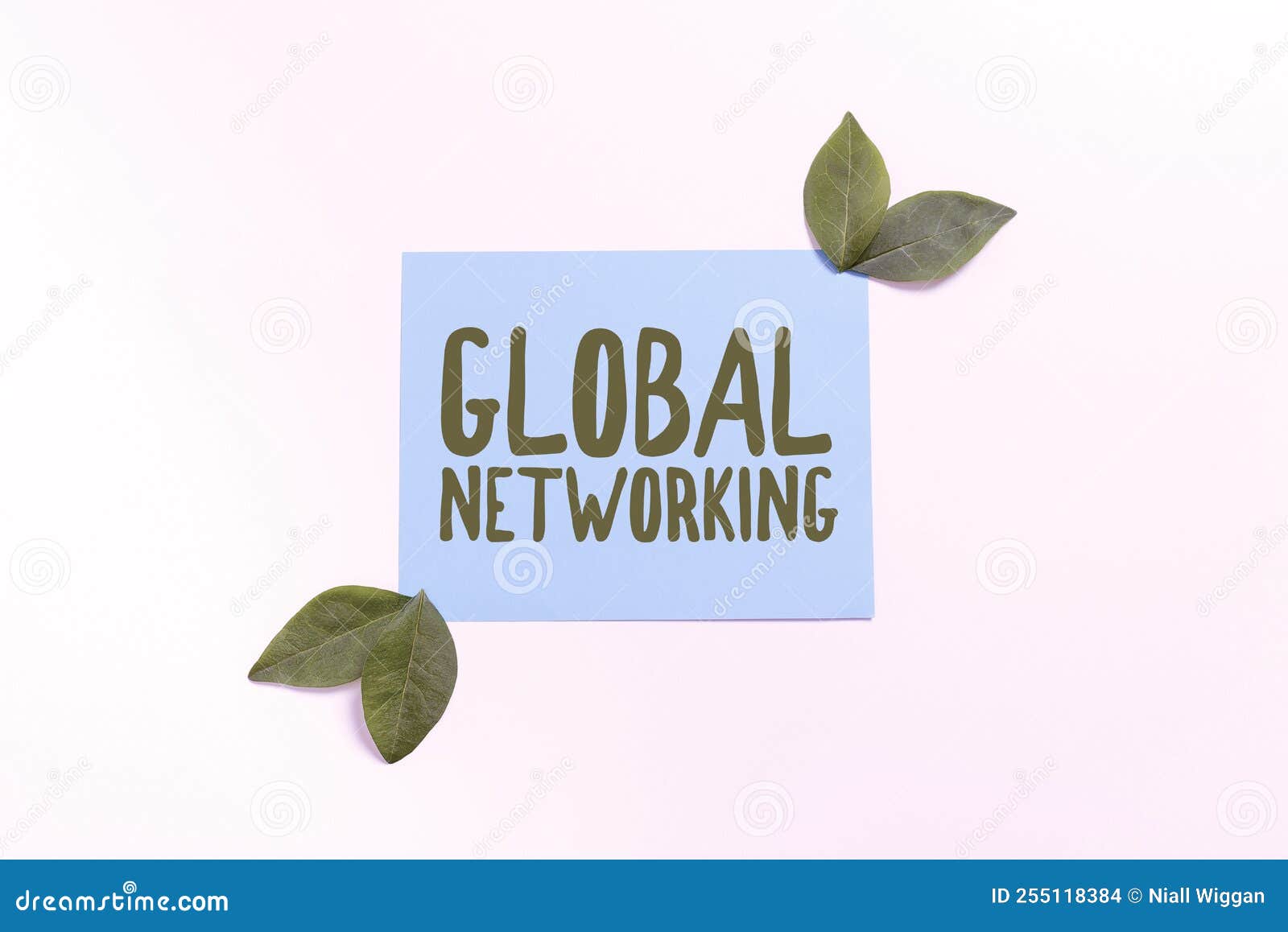 Text Showing Inspiration Global NetworkingCommunication Network Which ...