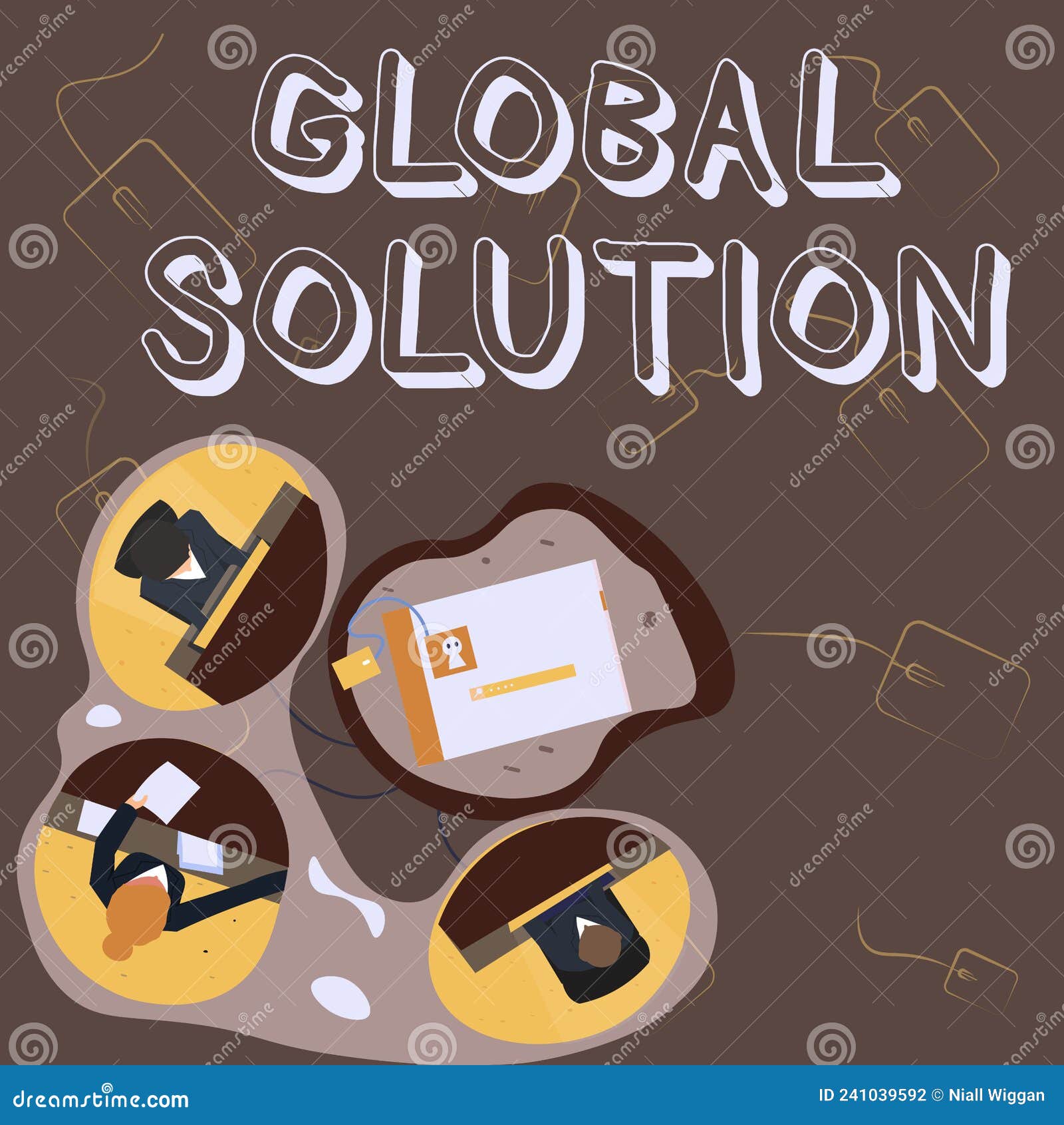 Concept Of Dealing With Problem. Chalk Drawing Of Closing Program ...