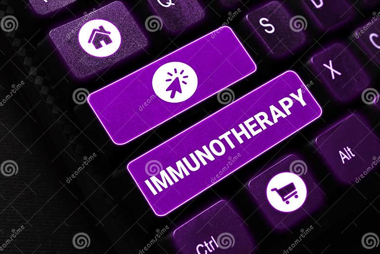 Text Showing Inspiration Immunotherapy. Business Idea Treatment or ... Text Showing Inspiration Immunotherapy. Business Idea Treatment or ...
