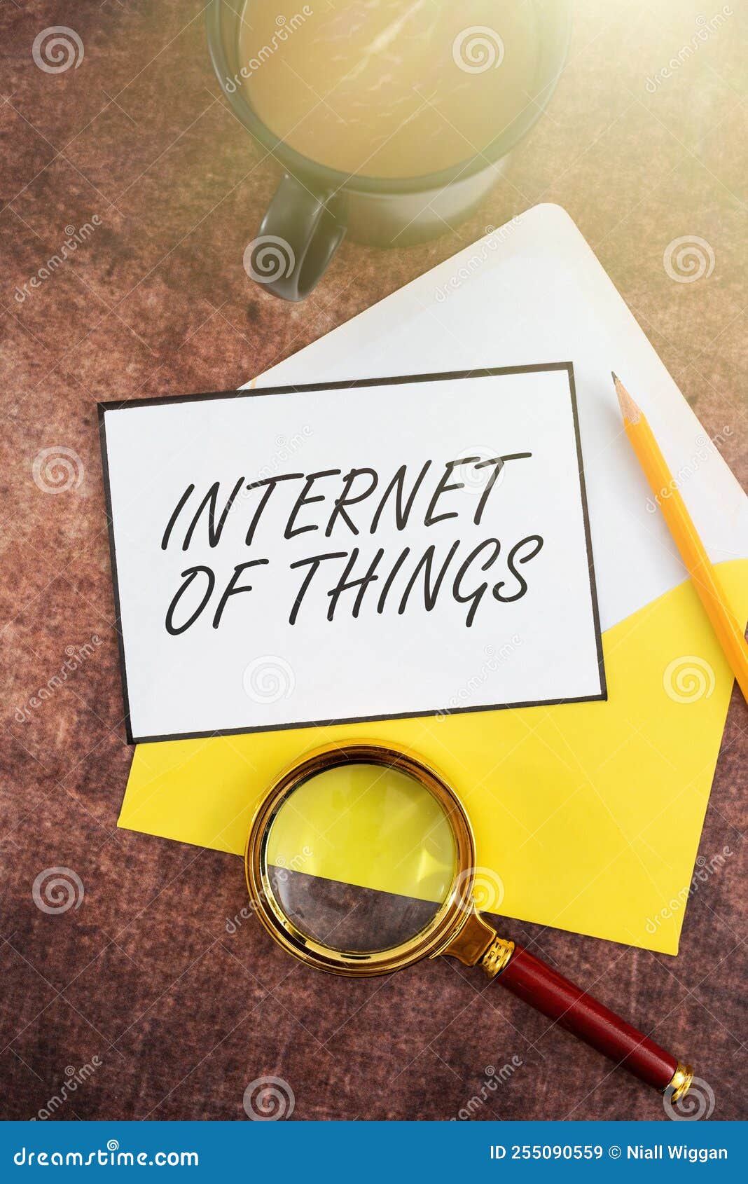 Text Showing Inspiration Internet of Thingsconnection of Devices To the ...