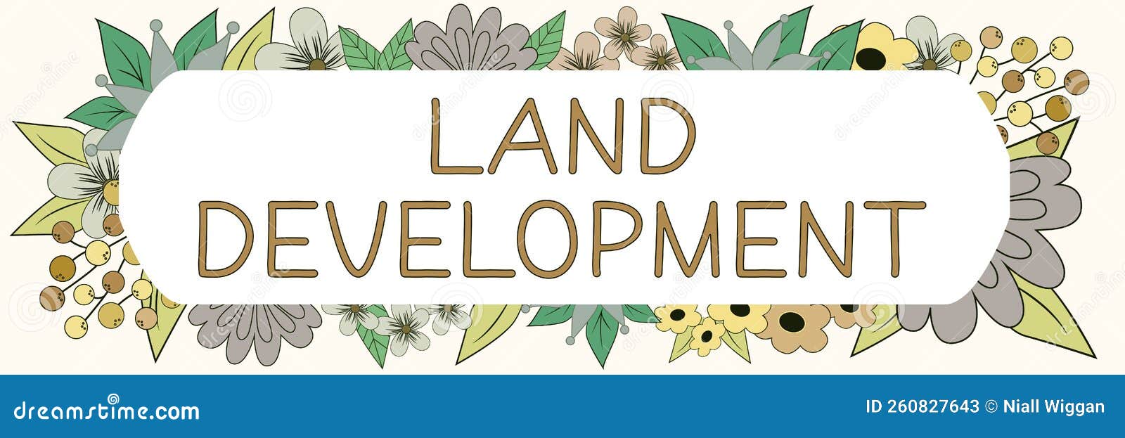 Text Showing Inspiration Land Development. Concept Meaning Learn To ...