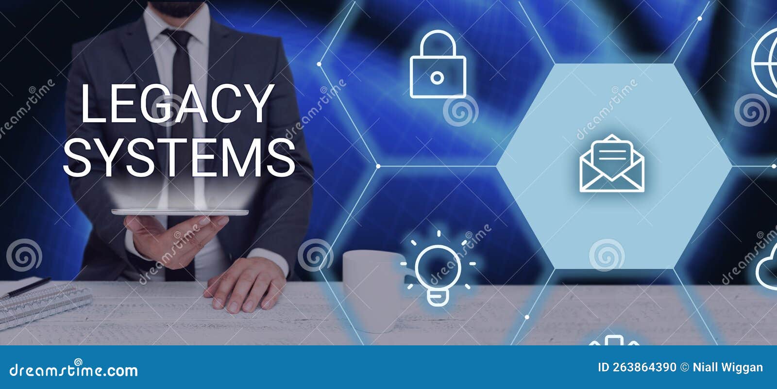 Text Sign Showing Legacy Systems. Business Overview Old Method ...