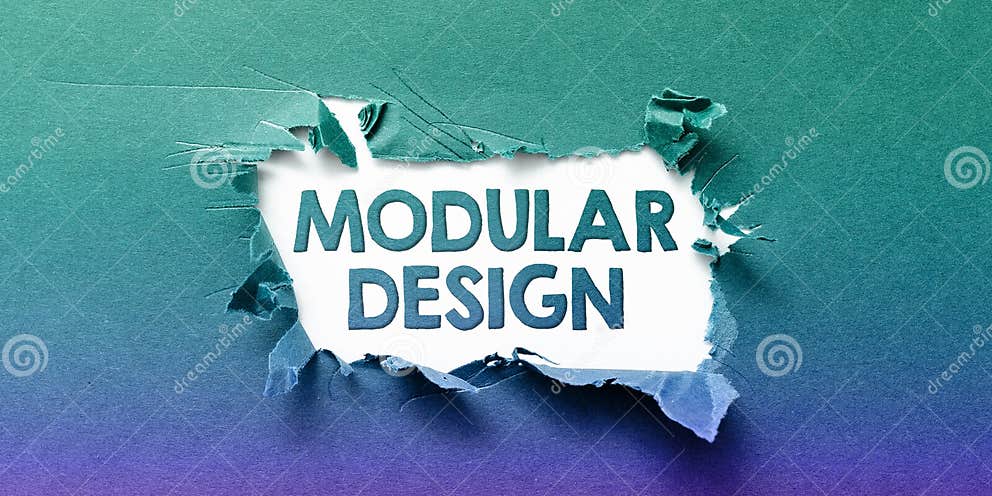 Conceptual Display Modular Design. Concept Meaning Using Technology As ...