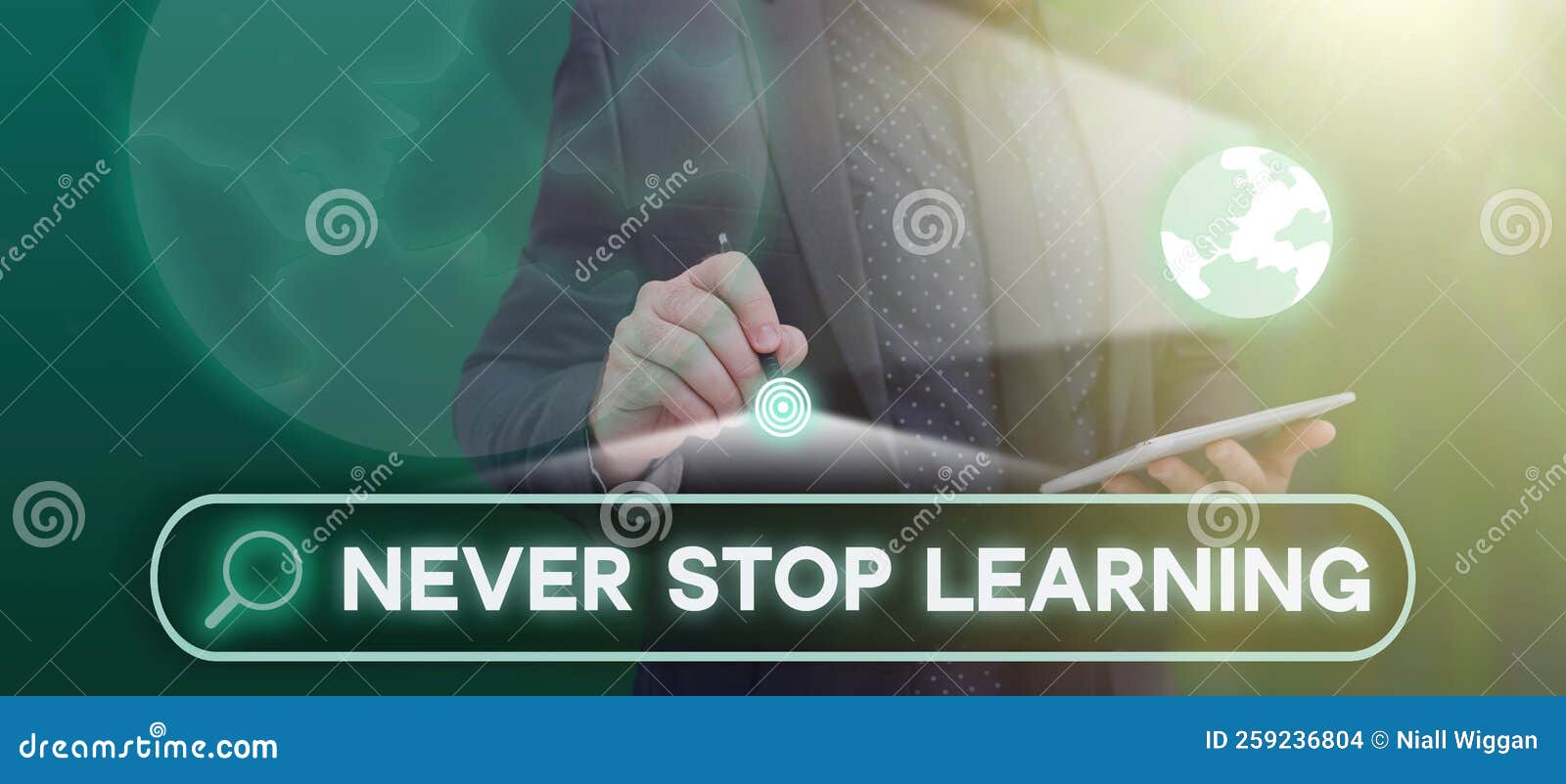 Conceptual Caption Never Stop Learning. Business Approach Continuous Education and Techniques To ...