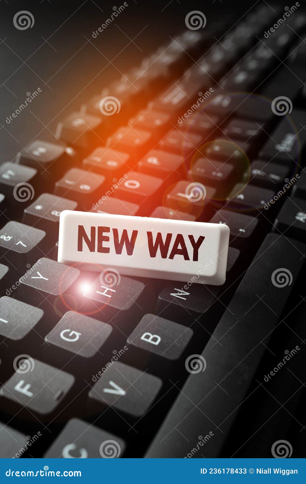 Text Showing Inspiration New Way. Concept Meaning To Move from One ...