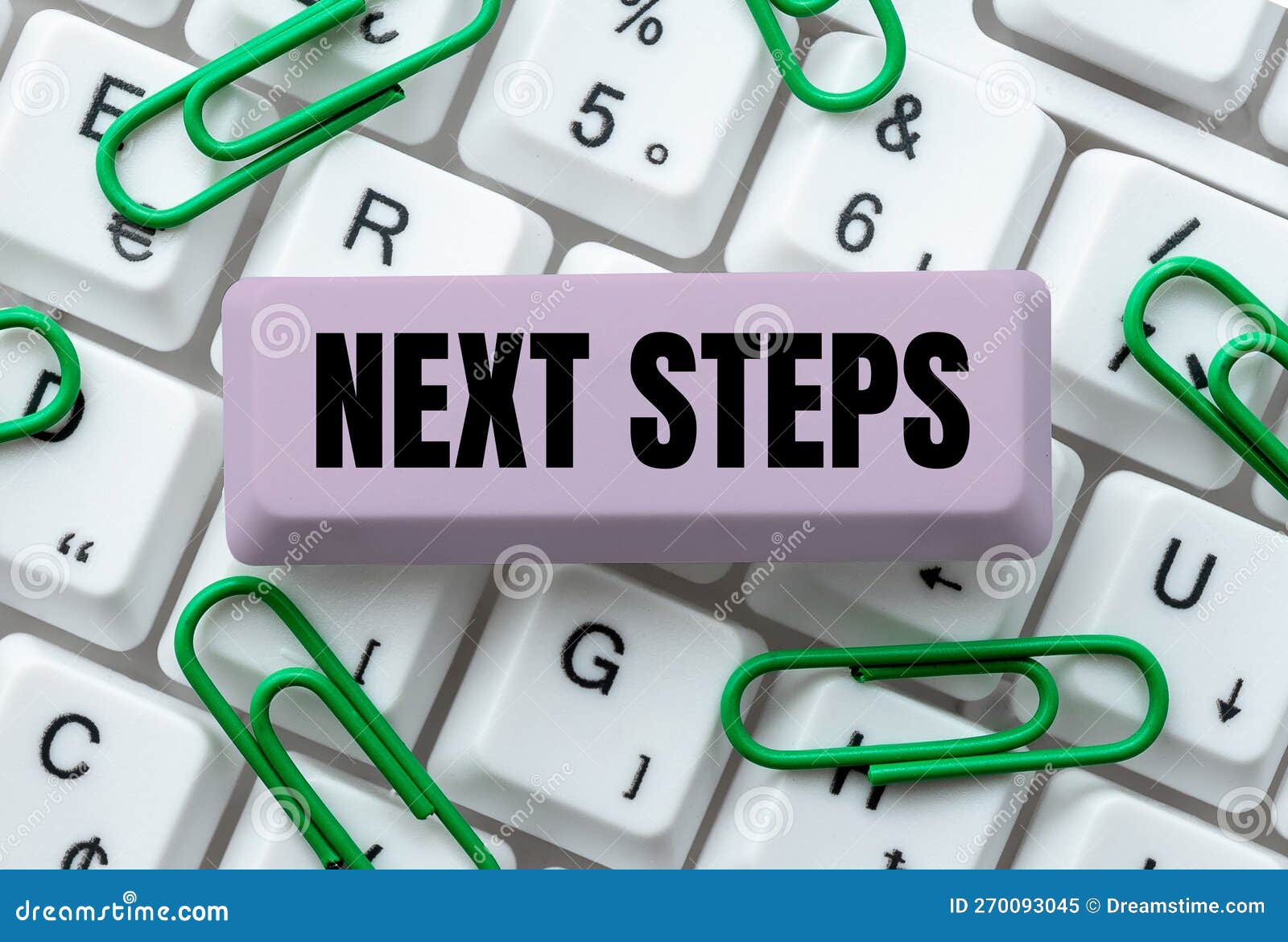 Text Showing Inspiration Next Steps. Word for Numper of Process Going ...