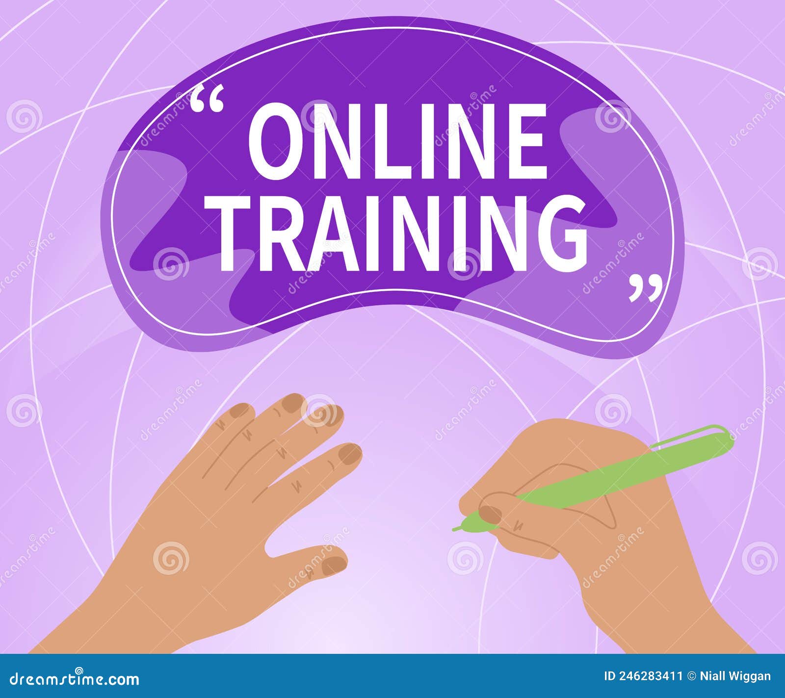 Inspiration Showing Sign Online Training. Conceptual Photo Take the ...