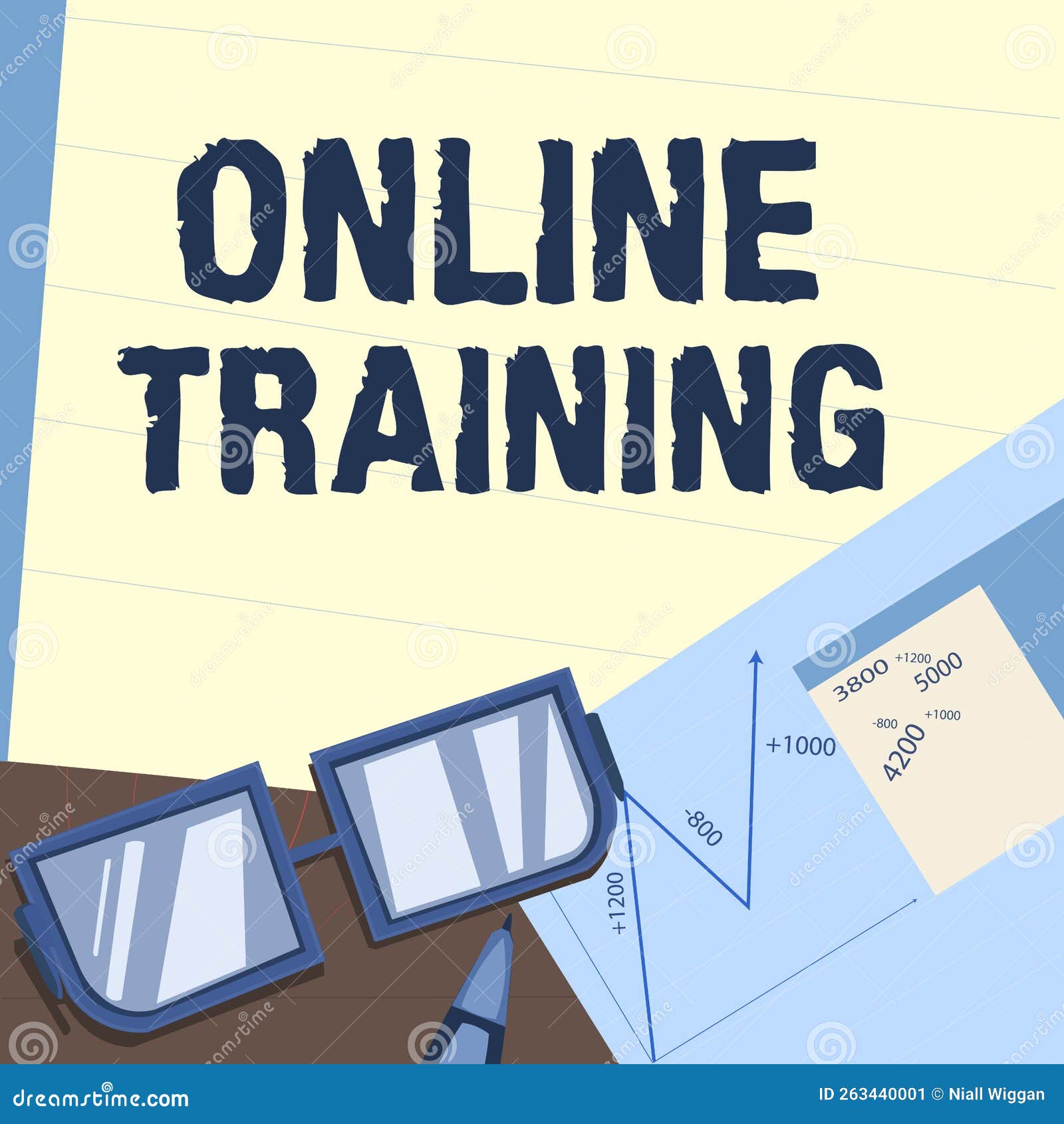 Text Showing Inspiration Online Training. Word Written on Computer ...