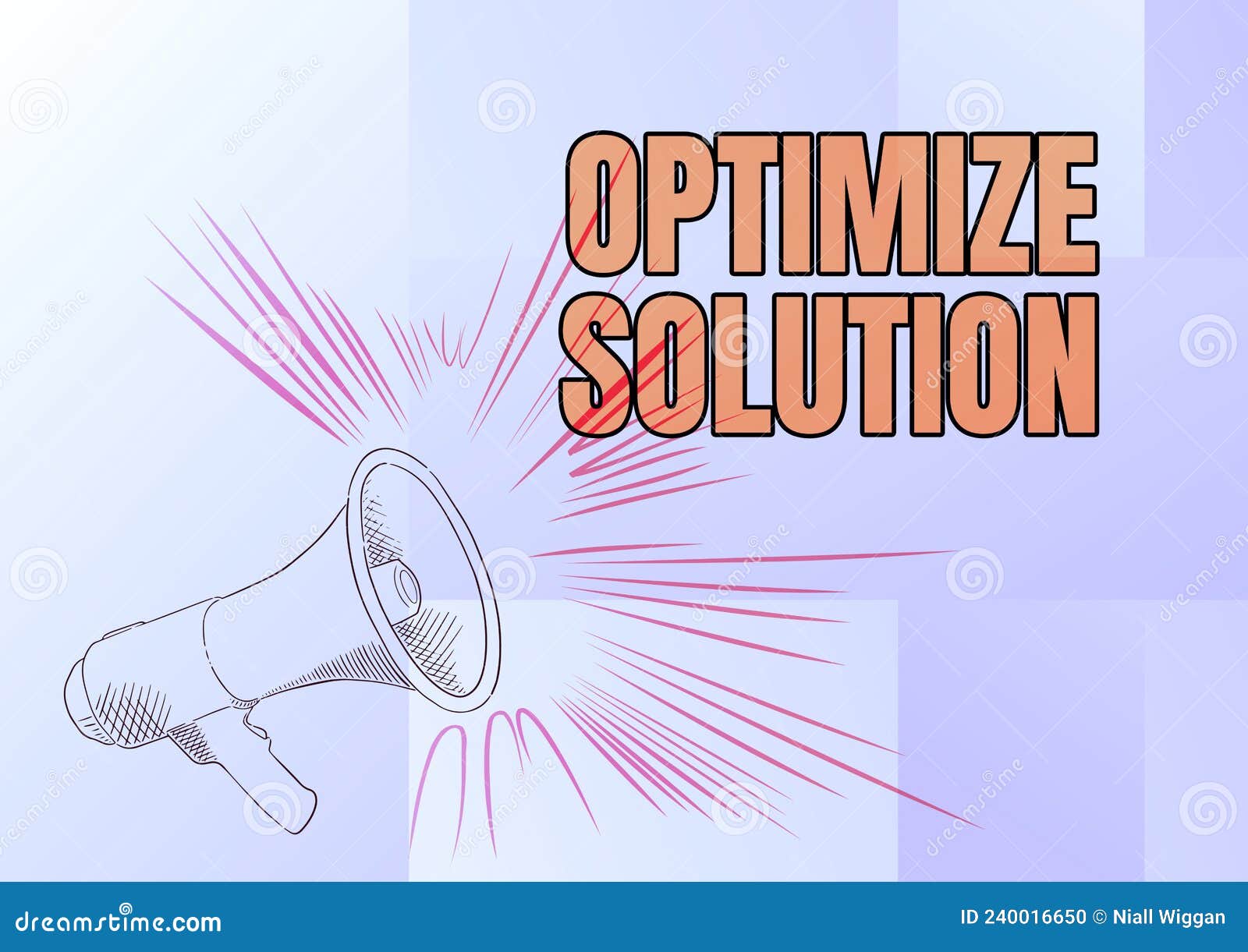 Text Showing Inspiration Optimize Solution. Business Idea Process of ...